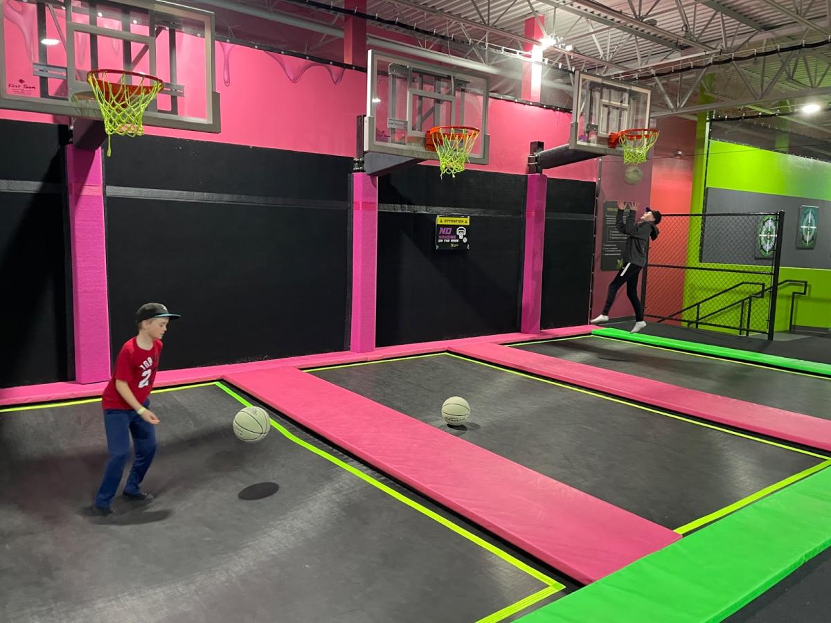 Zhenghan Trampoline Park with Basketball Court | Slam Dunk Zone Design